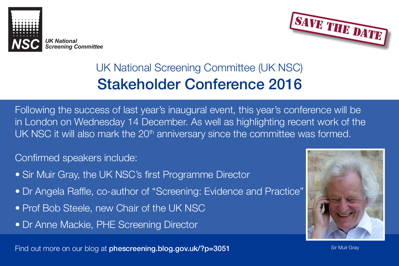 Save the date! The second UK NSC conference will be in December 2016 ...