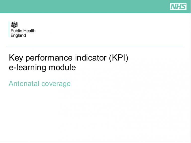 NHS Infectious Diseases in Pregnancy Screening Programme – Page 9 – PHE ...