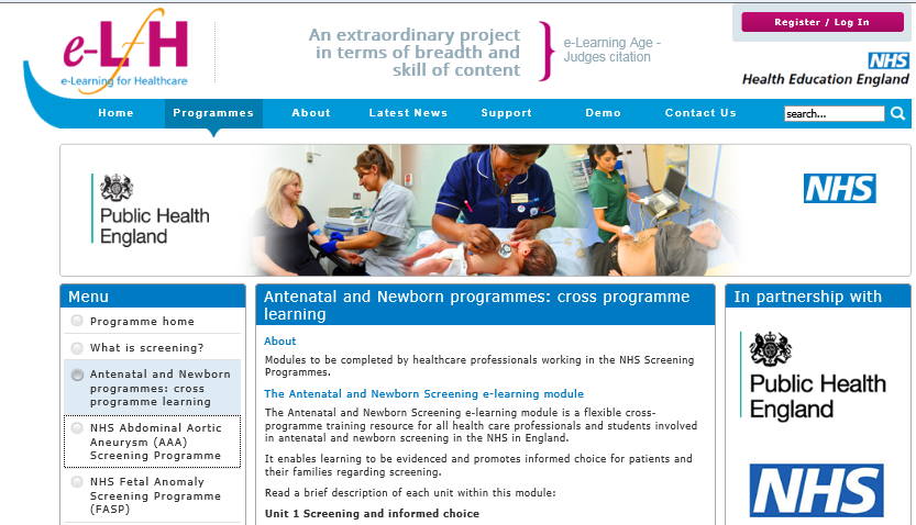 New screening e-learning platform is now live - PHE Screening