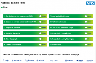 Cervical sample taker update training: e-learning launch – PHE Screening