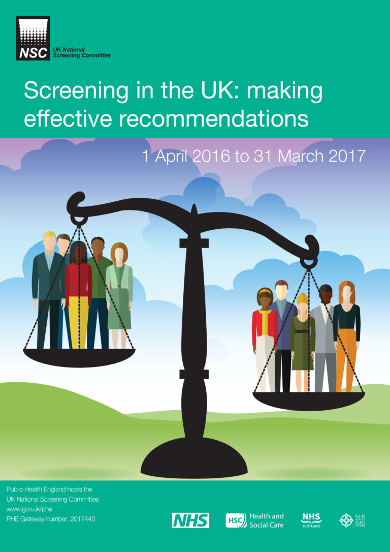 UK NSC reports on its year of screening recommendations – PHE Screening