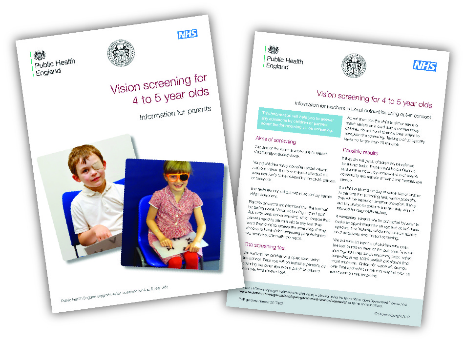 Vision screening comes of age – new resources now available – PHE Screening