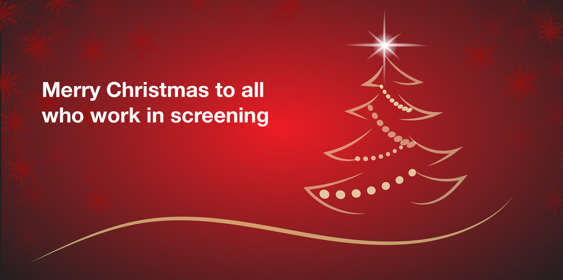 Thank you for all of your hard work this year – PHE Screening