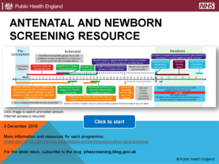 Screening resource cards move online – PHE Screening