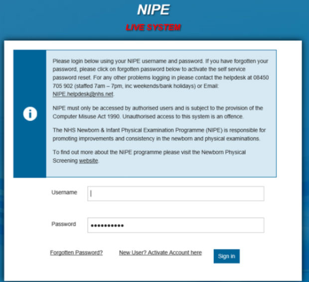 SMaRT 4 NIPE (S4N) is up and running – PHE Screening