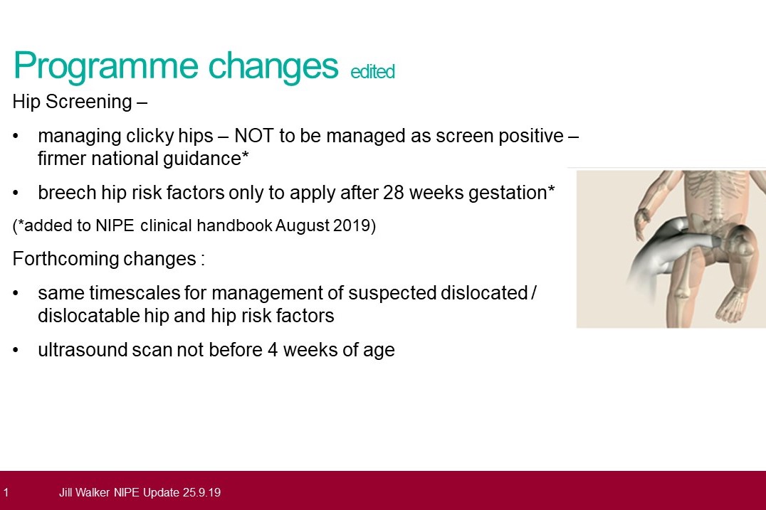 ‘Hip hip’ hooray for the NIPE screening programme national conference ...