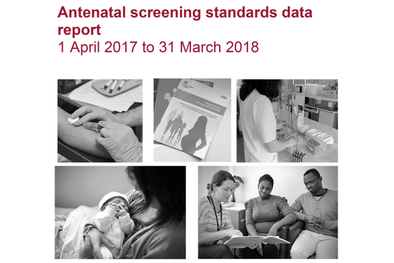 First joint antenatal screening standards data report – PHE Screening