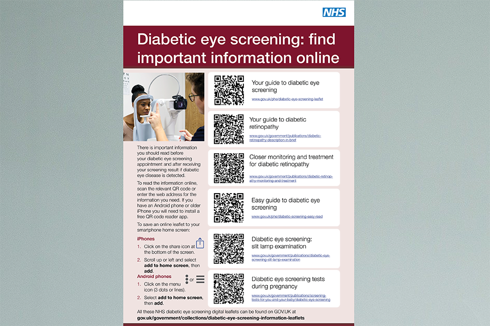 Moving from print to digital in the diabetic eye screening programme ...