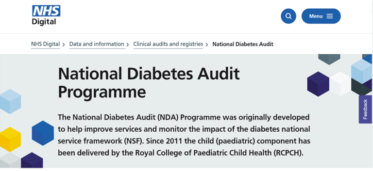 NHS diabetic eye screening services and the National Diabetes Audit ...