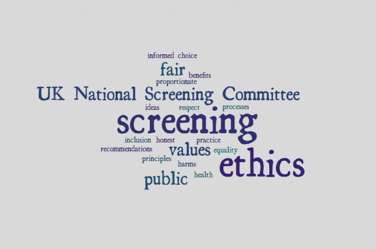 UK National Screening Committee – PHE Screening