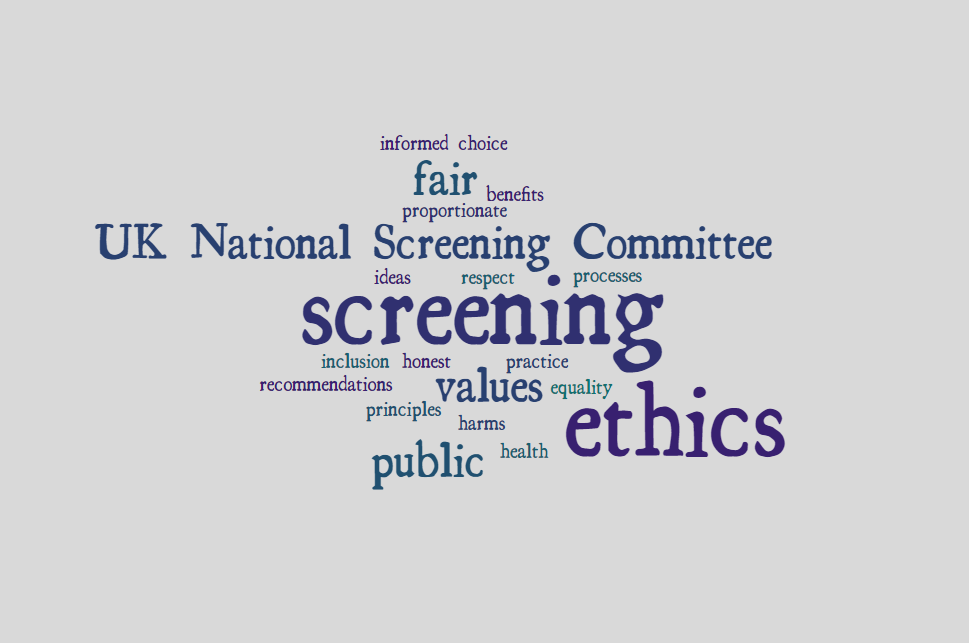 Embedding ethics at the UK National Screening Committee – PHE Screening