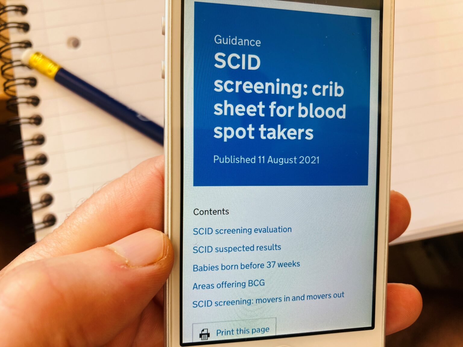 Launch of new NHS SCID screening resources for parents and ...